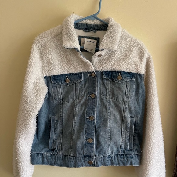 ashley Vintage | Jackets & Coats | New Junior Girl Fleece Denim Combo ...